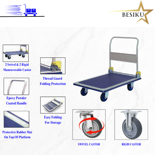 🔥SALE🔥 Trolley Heavy Duty FOLDABLE HANDLE TROLLEY / TROLI PEMEGANG ...