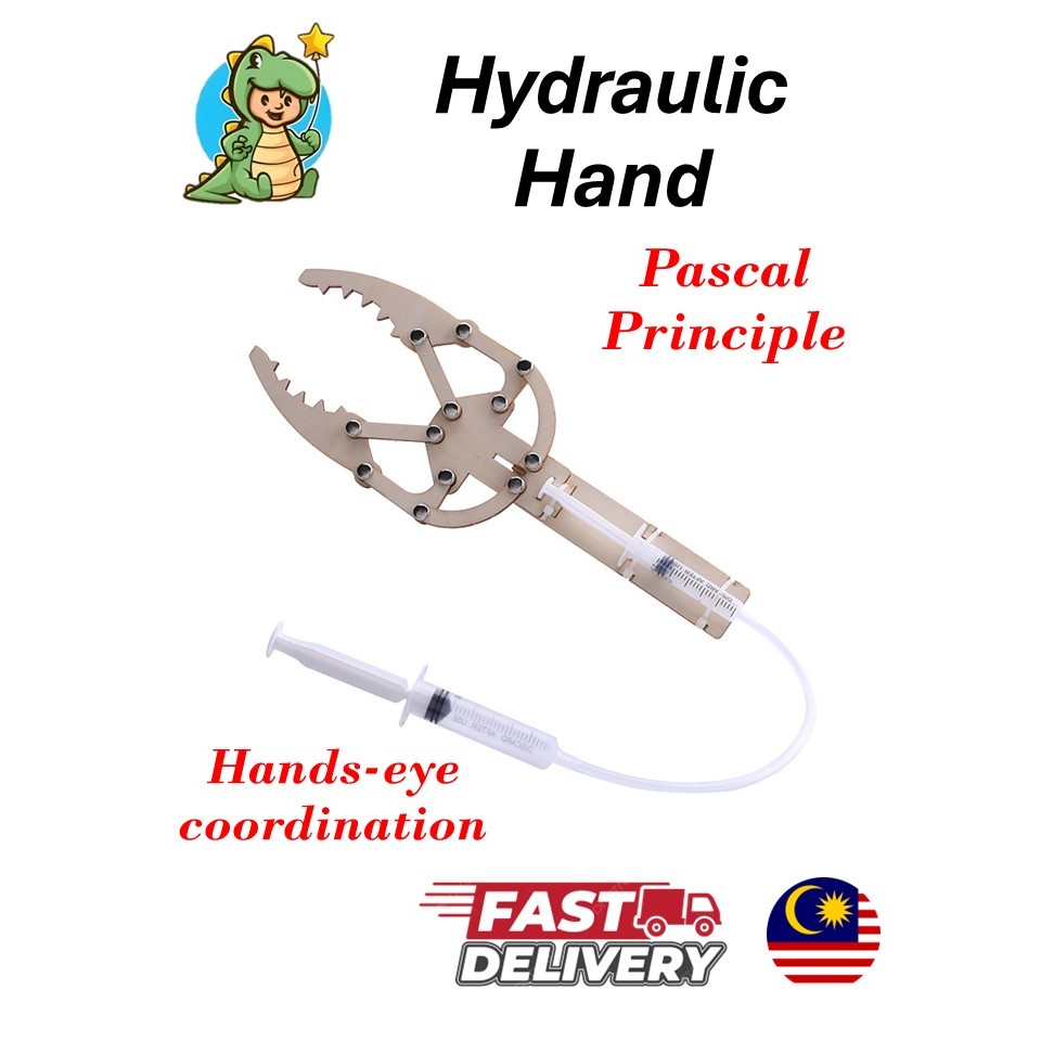 【Making Learning Fun】RBT Hydraulic Robotic Hand Claw DIY KSSR ...