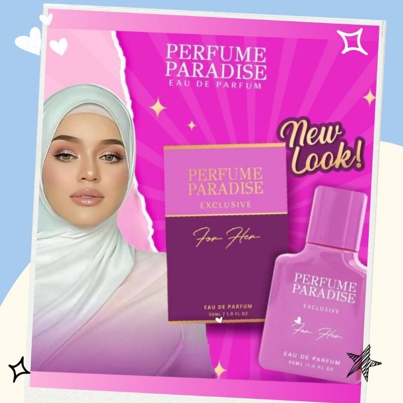 PERFUME PARADISE EXCLUSIVE FOR WOMEN ( 30ML ) | Shopee Malaysia