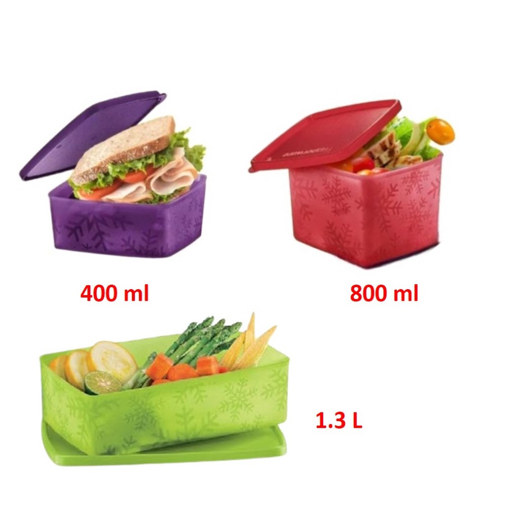 Tupperware Snow Flake Square Round (1 pc) | Shopee Malaysia