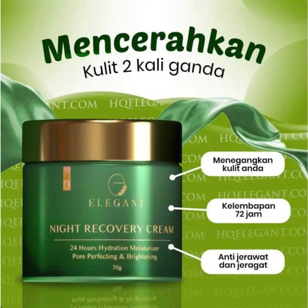 ELEGANT NIGHT RECOVERY CREAM (ENRC) ORIGINAL HQ | Shopee Malaysia