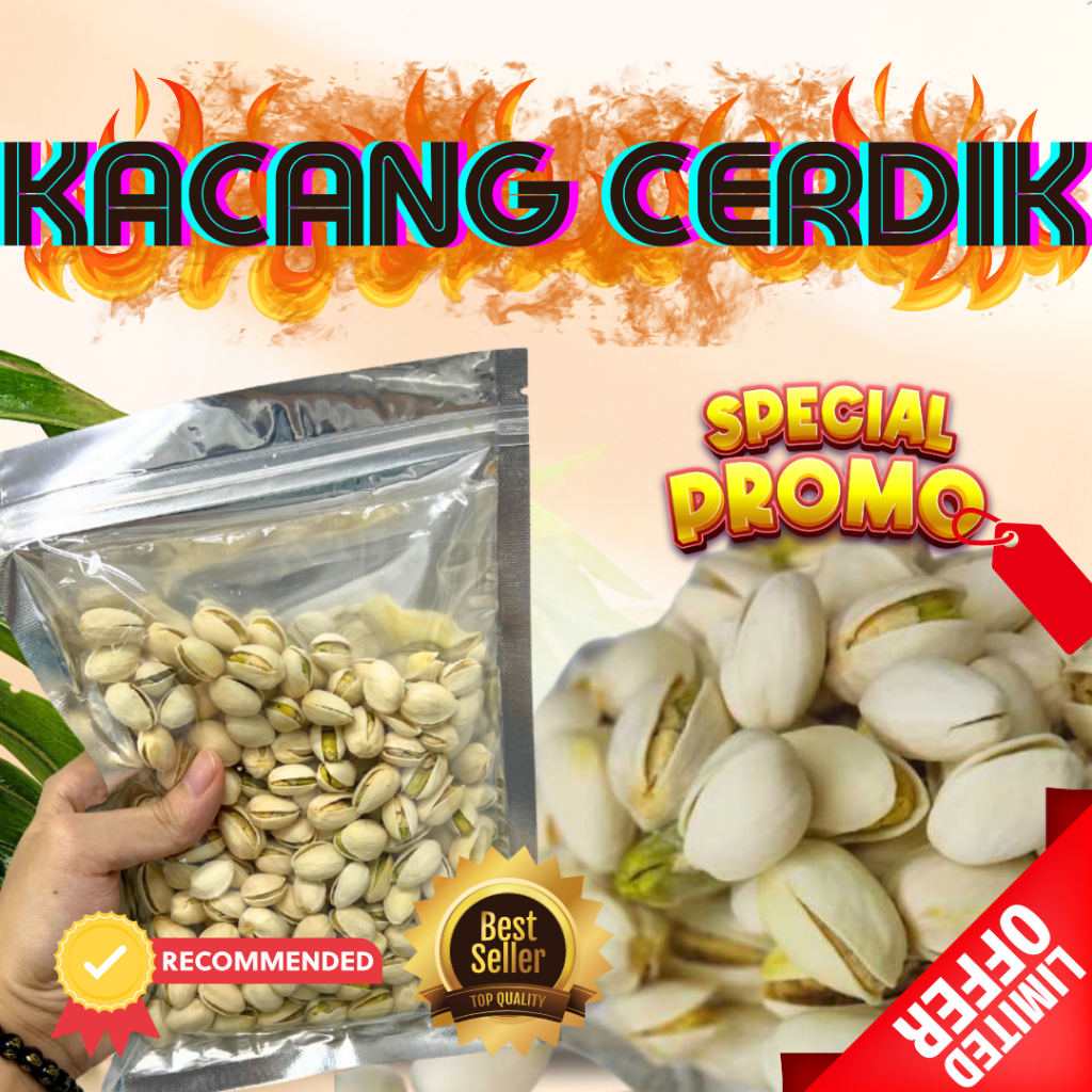 【USA】Ready To Eat Roasted Salted Pistachio Nut Kacang Cerdik 开心果盐烤 250G ...