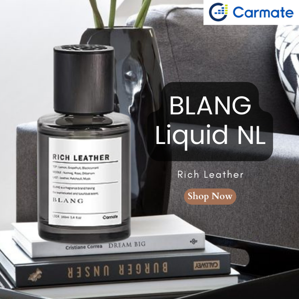 Original Japan Car Perfume CARMATE BLANG Liquid form RICH LEATHER | Shopee Malaysia