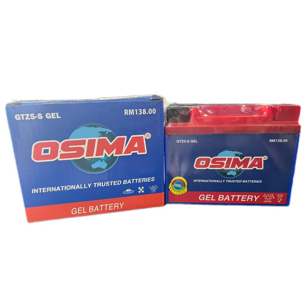 OSIMA GTZ5-S GTZ5S BATTERY KERING BATERI MOTOR | Shopee Malaysia
