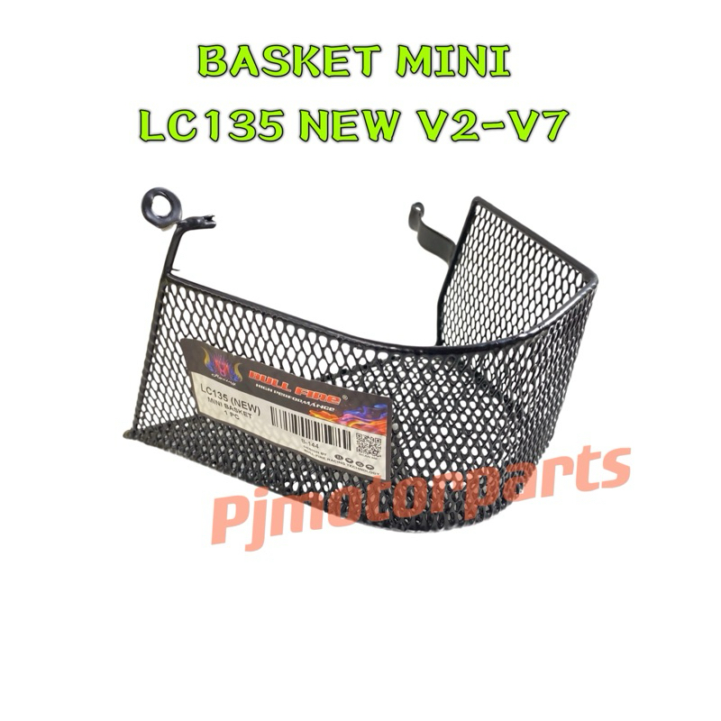 YAMAHA LC135 NEW V2 V3 V4 V5 V6 V7 - BASKET MINI / BAKUL KECIL SEPARUH TEPI JARING BESI RAGA ...
