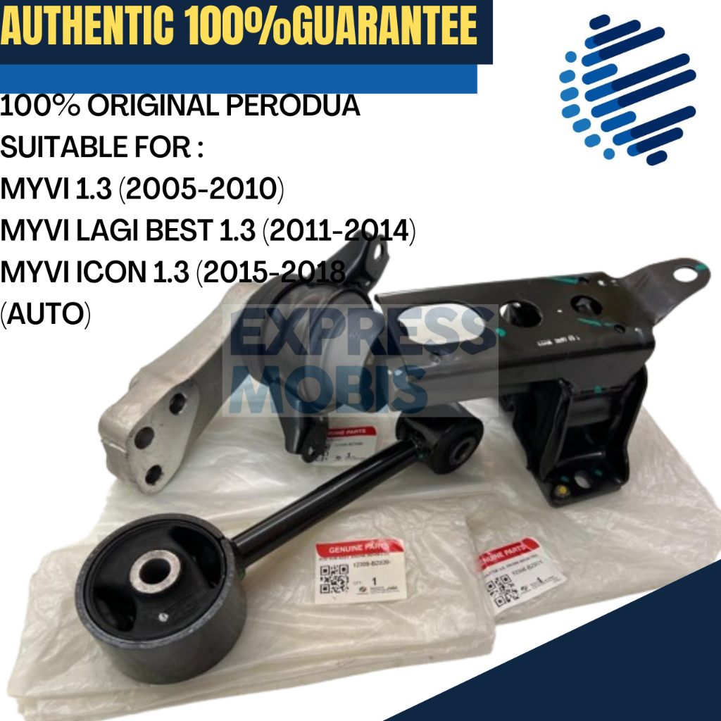 100% ORIGINAL PERODUA MYVI 1.3 ENGINE MOUNTING (1SET) 12305 BZ080 ...