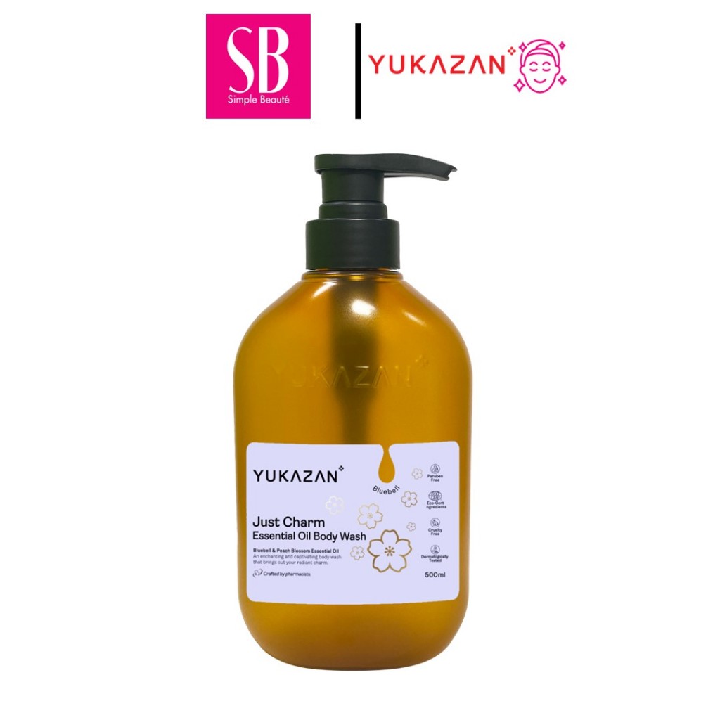 Yukazan Just Charm Essential Oil Body Wash (500ml) | Shopee Malaysia