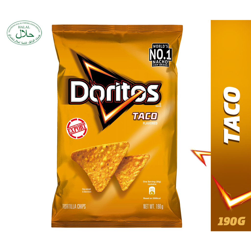 Doritos Tortilla Chips Taco 190g | Shopee Malaysia