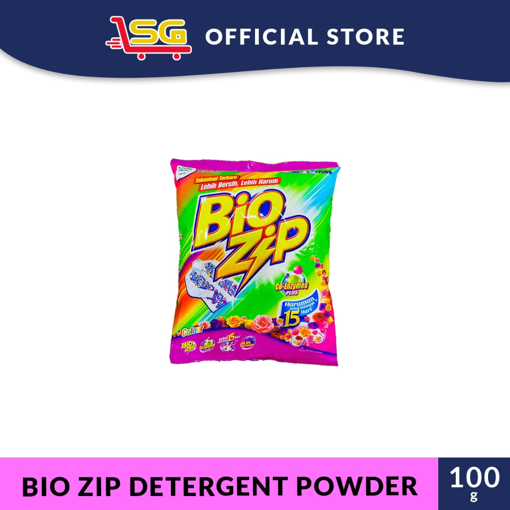 SG | Bio Zip Detergent Powder (100g) | Shopee Malaysia
