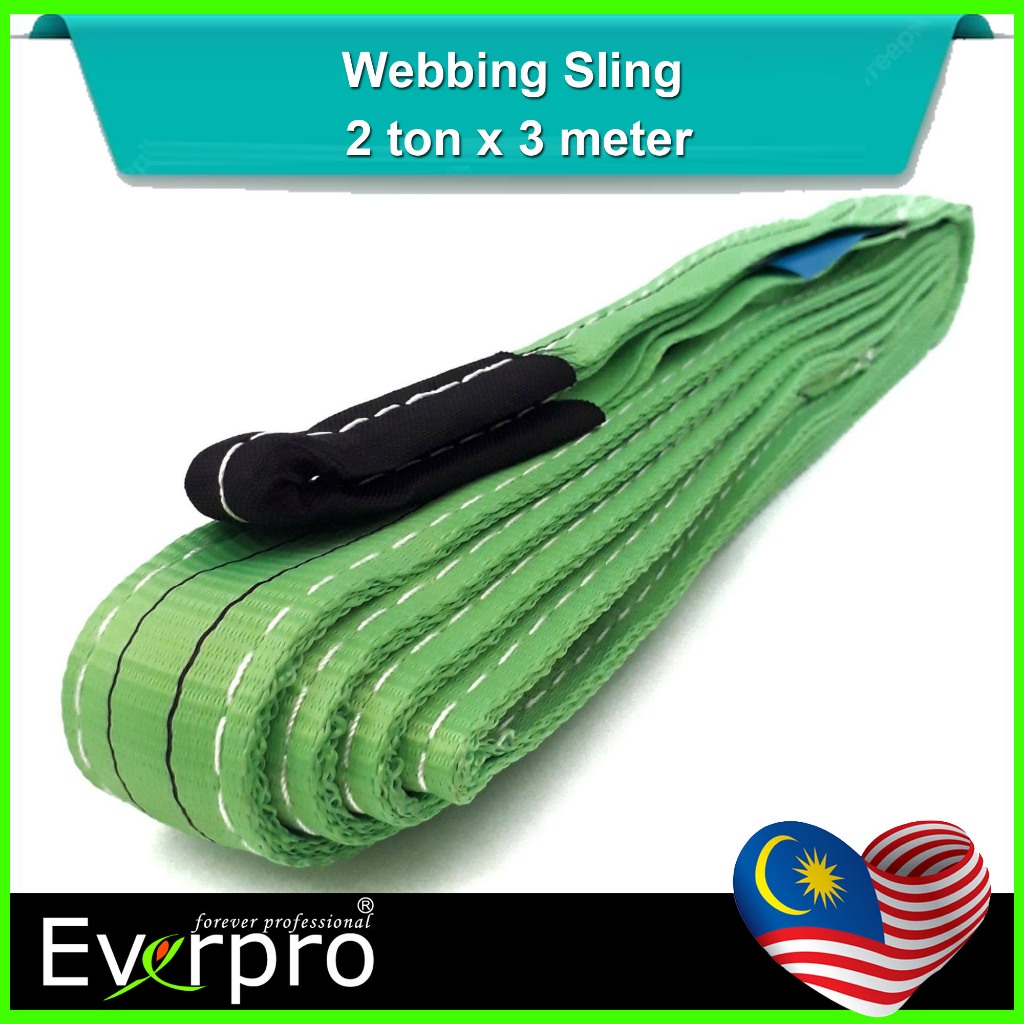 Webbing Sling 2 ton x 3 meter | Shopee Malaysia