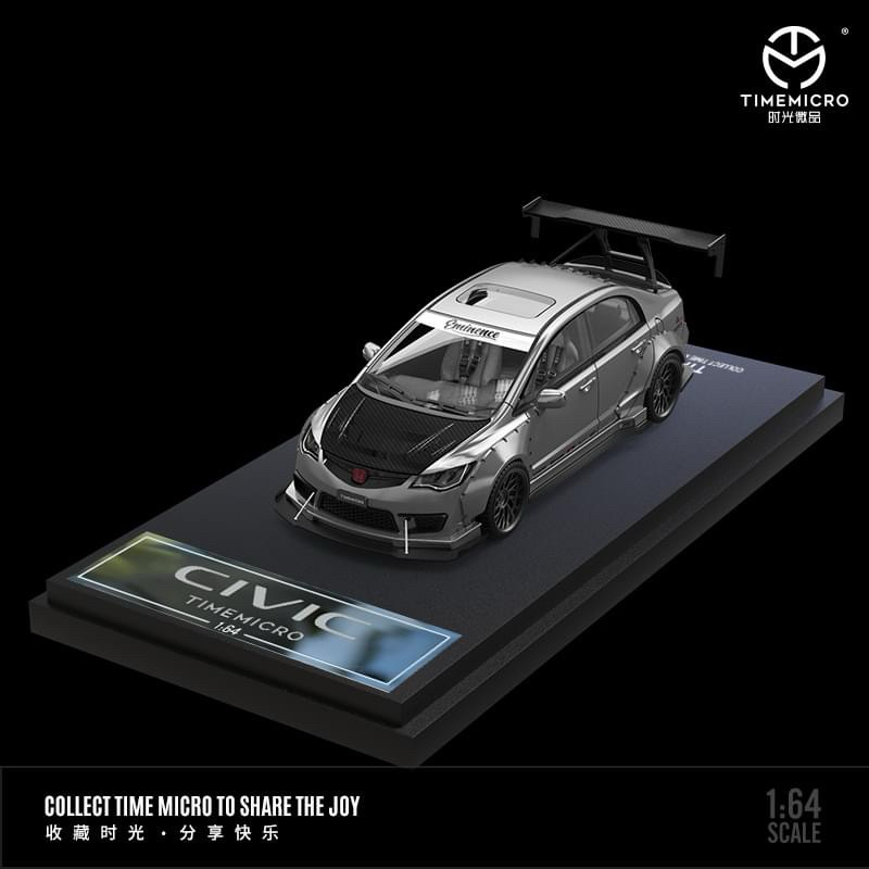 Time Micro 1/64 Honda Civic FD2 Track Edition - Silver | Shopee Malaysia