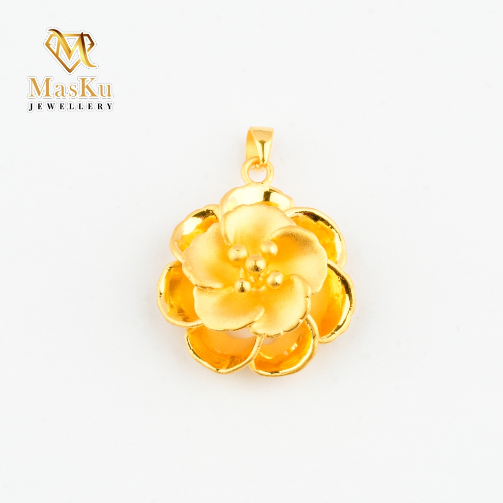 MasKu Jewellery 999 Pendant / 999 Loket Bunga MKJP180810 | Shopee Malaysia