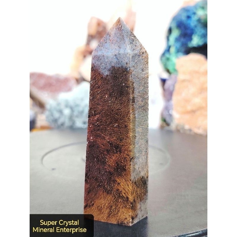 (Local Ready Stock/本地现货)天然巴西收藏等级发晶玛瑙水晶柱Natural Brazil Collection ...