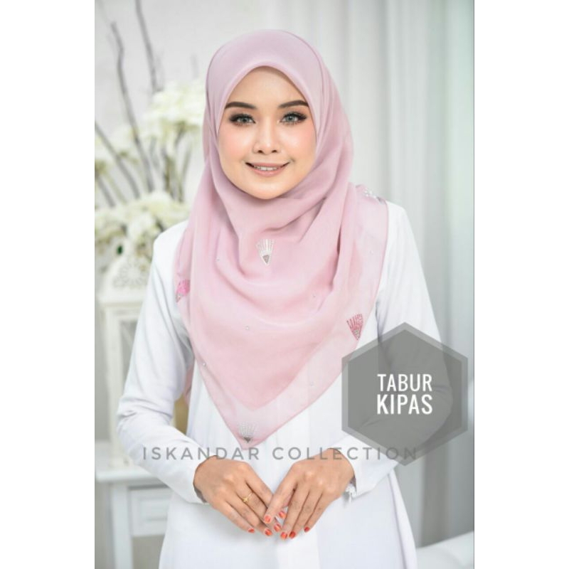 Bawal CORAK TABUR bidang 45 ( tabur kipas, tabur love, tabur riben ...