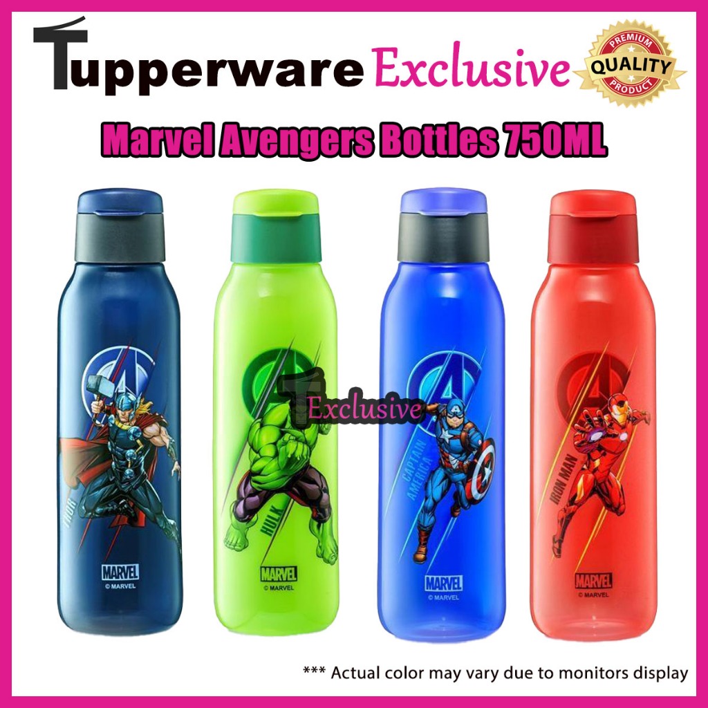 Tupperware Brands Marvel Avengers Bottles 750ML Eco Bottle Iron Man ...