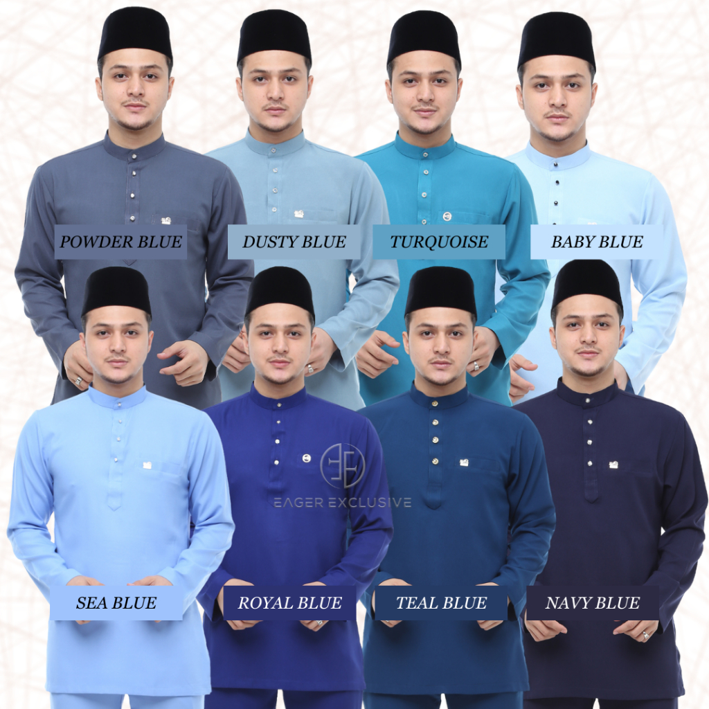 Baju Melayu Slimfit Como Moden/Baju Melayu Raya Nikah dan Tunang colour ...