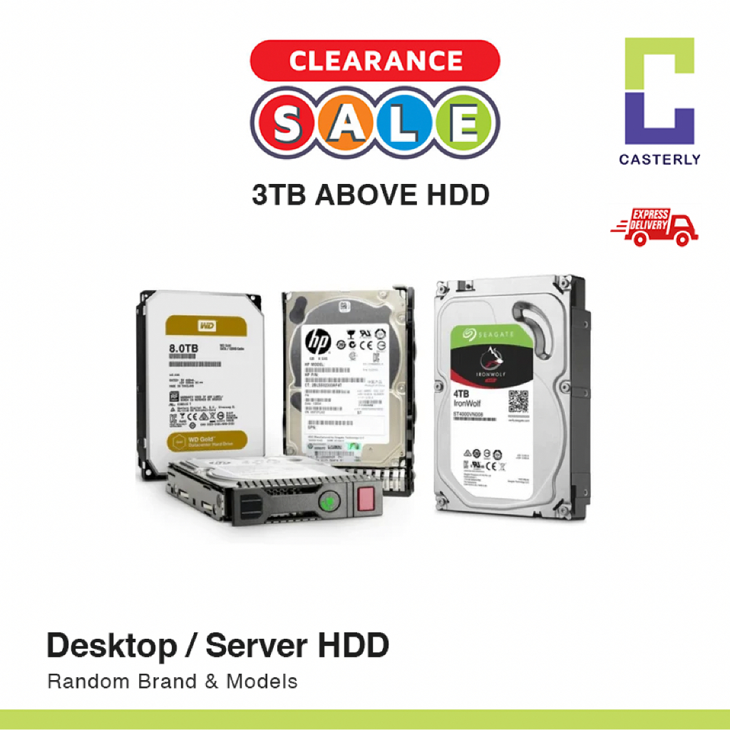 100% Tested 3TB Desktop / Server HDD Used Hard disk | Shopee Malaysia