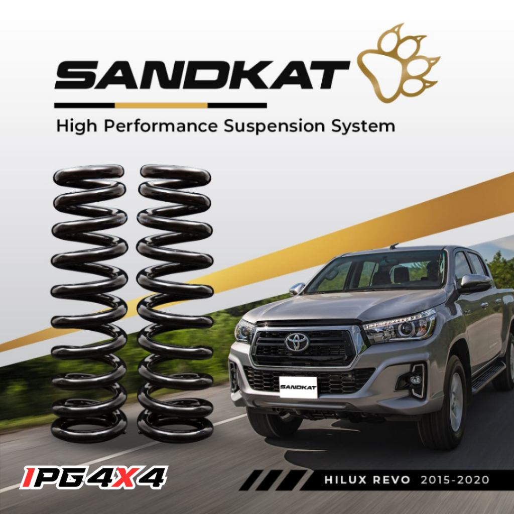 Sandkat 4x4 Toyota Hilux Revo Rocco Coil Spring Front Pair | Shopee ...