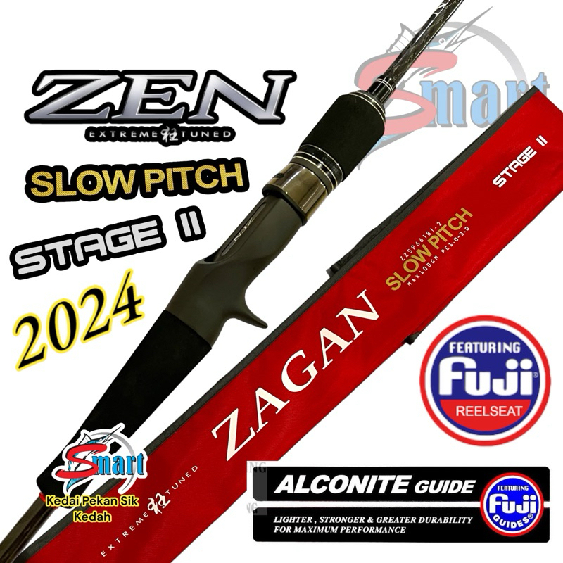 ZEN ZAGAN SLOW PITCH STAGE II FISHING ROD | Shopee Malaysia