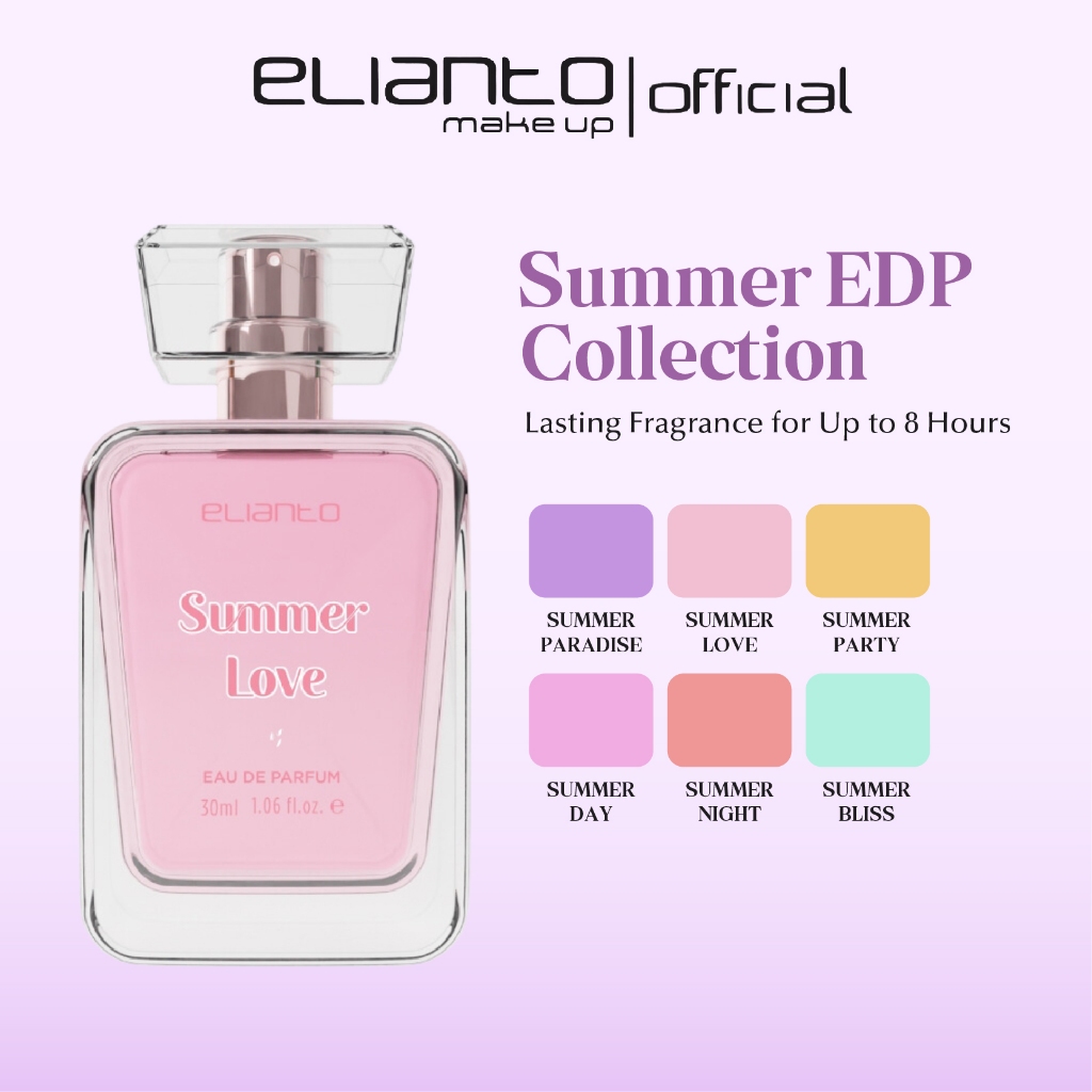 Elianto Summer EDP Eau De Parfum / Minyak Wangi Tahan Lama Long Lasting ...