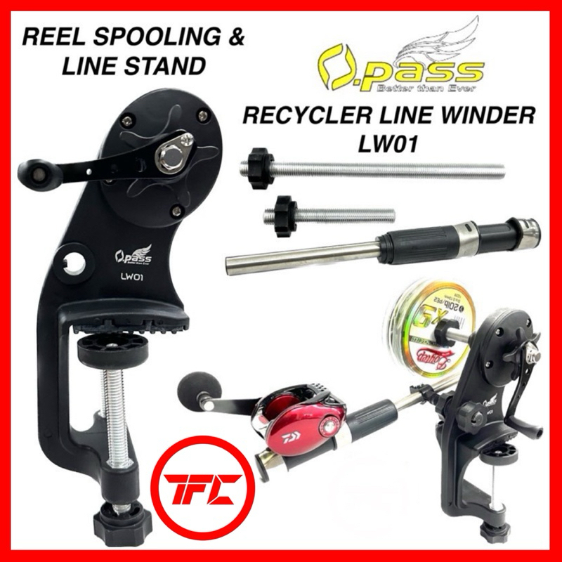 Recycler Line Winder Alat Penggulung Tali High Speed Rewind Spool Reel ...