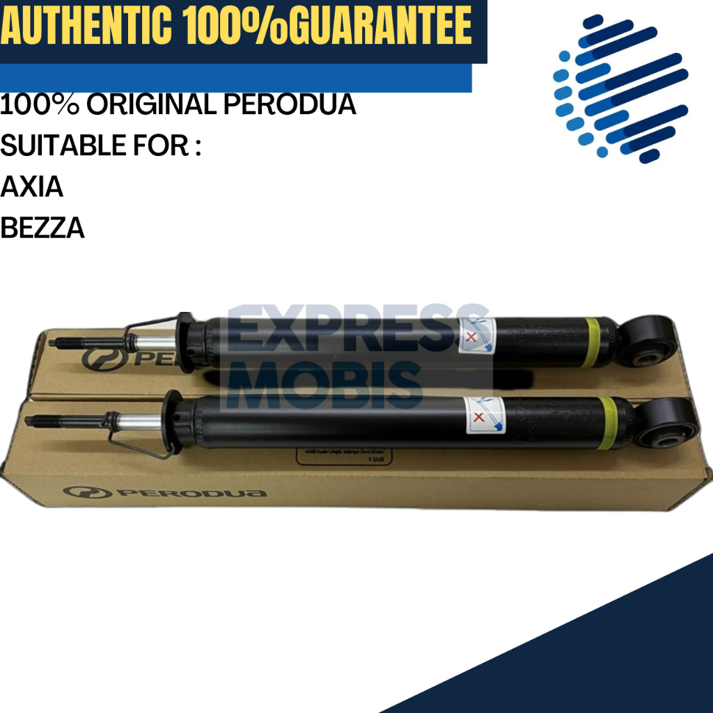 100% ORIGINAL PERODUA AXIA BEZZA REAR ABSORBER ( 1SET ) 48531-BZ690 ...