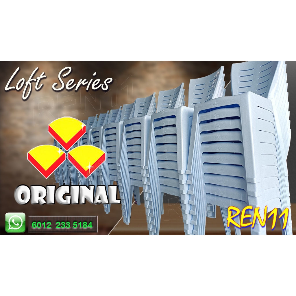 3v El701 Plastic Chair,Design Chair,kerusi makan ,Cafe Chair,Dining ...