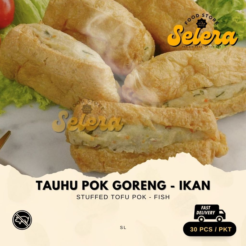 【SELERA】TAUHU POK GORENG - IKAN (30 PCS ) | Shopee Malaysia