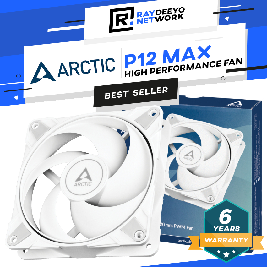 Arctic P8 / P12 / P12 MAX / P14 Max / P14 PWM (P-Series) Case Cooling Fan with PWM [Optimised ...