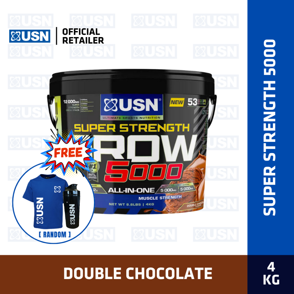 USN Super Strength Grow 5000 All-In-One Extreme Muscle Mass Strength ...