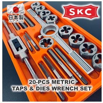 20pcs SKC Hand Tap and Die Set Metric Tungsten Steel (Made In Japan 🇯🇵 ) | Shopee Malaysia