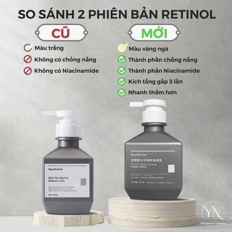kem body royal retinol Mau moi | Shopee Malaysia