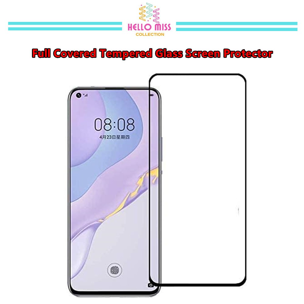 HUAWEI NOVA 7i / NOVA 7SE Full Covered Tempered Glass Screen Protector | Shopee Malaysia