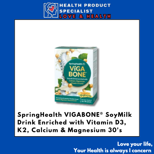 SpringHealth VIGABONE® SoyMilk Drink Enriched with Vitamin D3, K2 ...