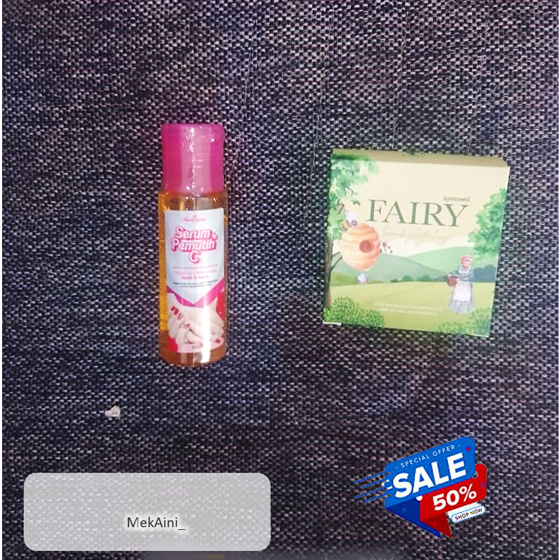 SERUM PEMUTIH C NINA EMPIRE DAN SABUN SCRUB FAIRY ORI 💯 VIRAL | Shopee ...