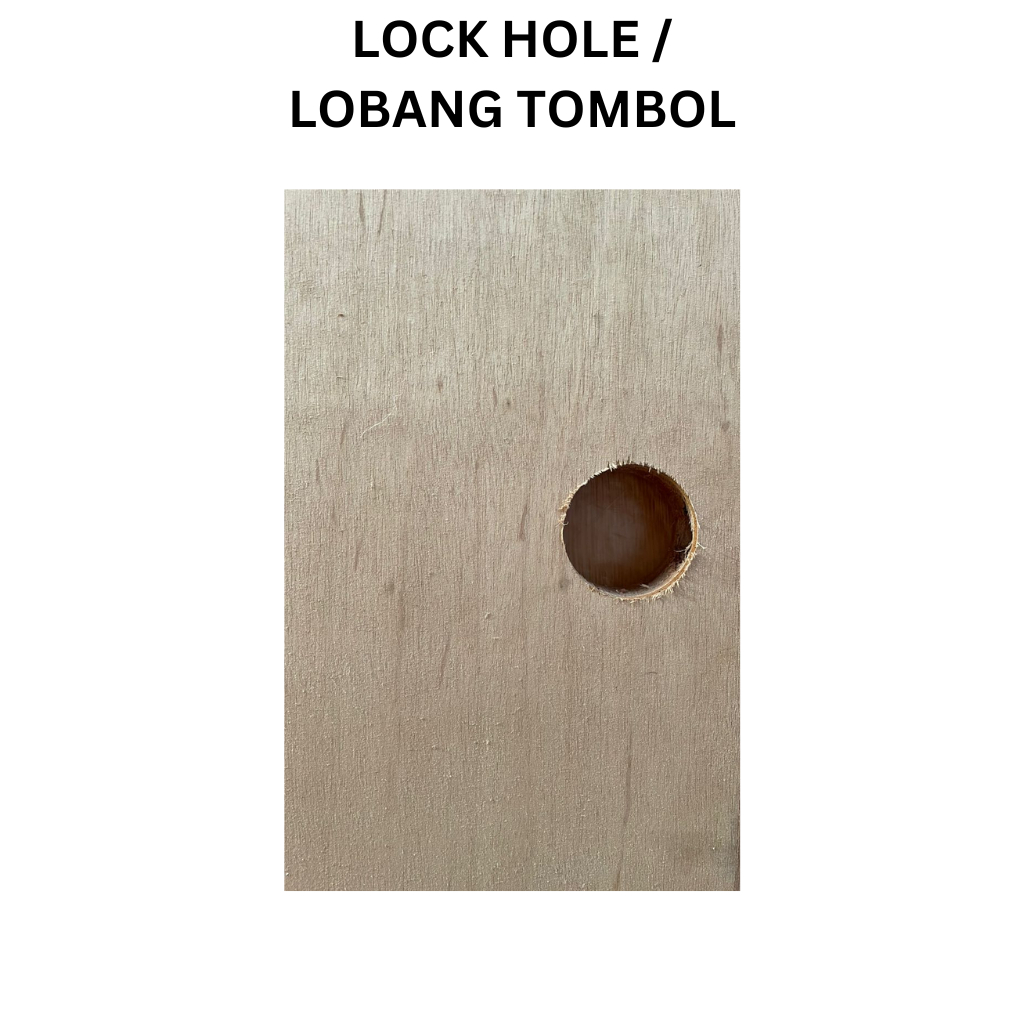 Lock Hole for UPVC / PLYWOOD DOOR / WOODEN DOOR / SOLID DOOR | Shopee ...
