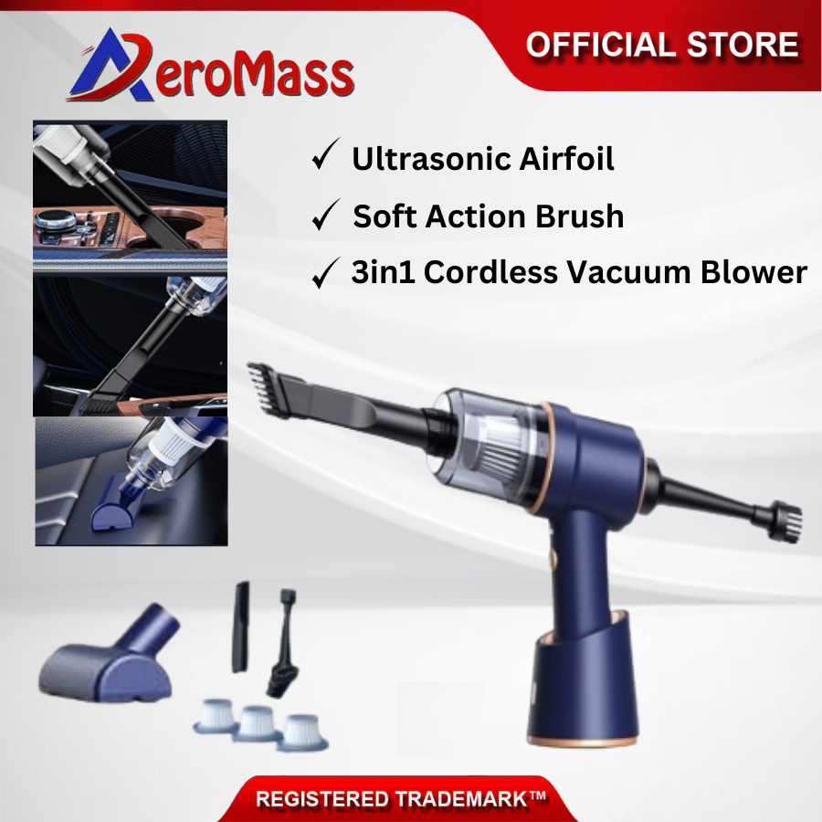 AEROMASS Air Duster Vakum Kereta Mini Blower Car Portable Vacuum ...