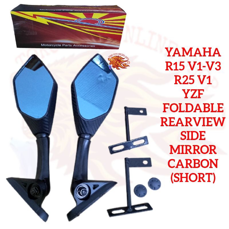 DESIGN CARBON&SHORT YAMAHA YZF/NMAX155 N-MAX NMAX-155/R15 R150/R25 V1/R ...