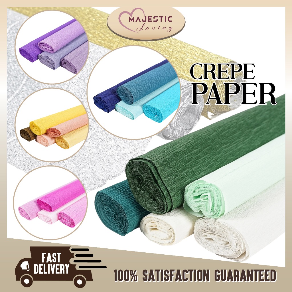 Crepe Paper/ Wrapping Paper/ Gubahan Bunga/ Bouquet Paper / Kertas ...