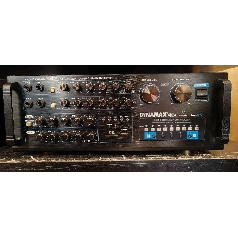 Dynamax professional Digital Mixer Power Amplifier Model:MC6300UB (Used ...