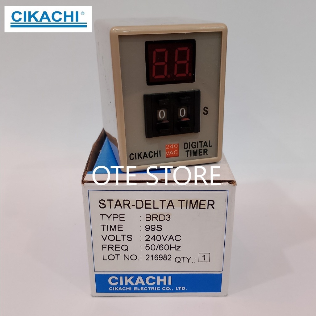 CIKACHI (CKC) BRD3 240VAC DIGITAL STAR-DELTA TIMER | Shopee Malaysia CIKACHI (CKC) BRD3 240VAC DIGITAL STAR-DELTA TIMER | Shopee Malaysia