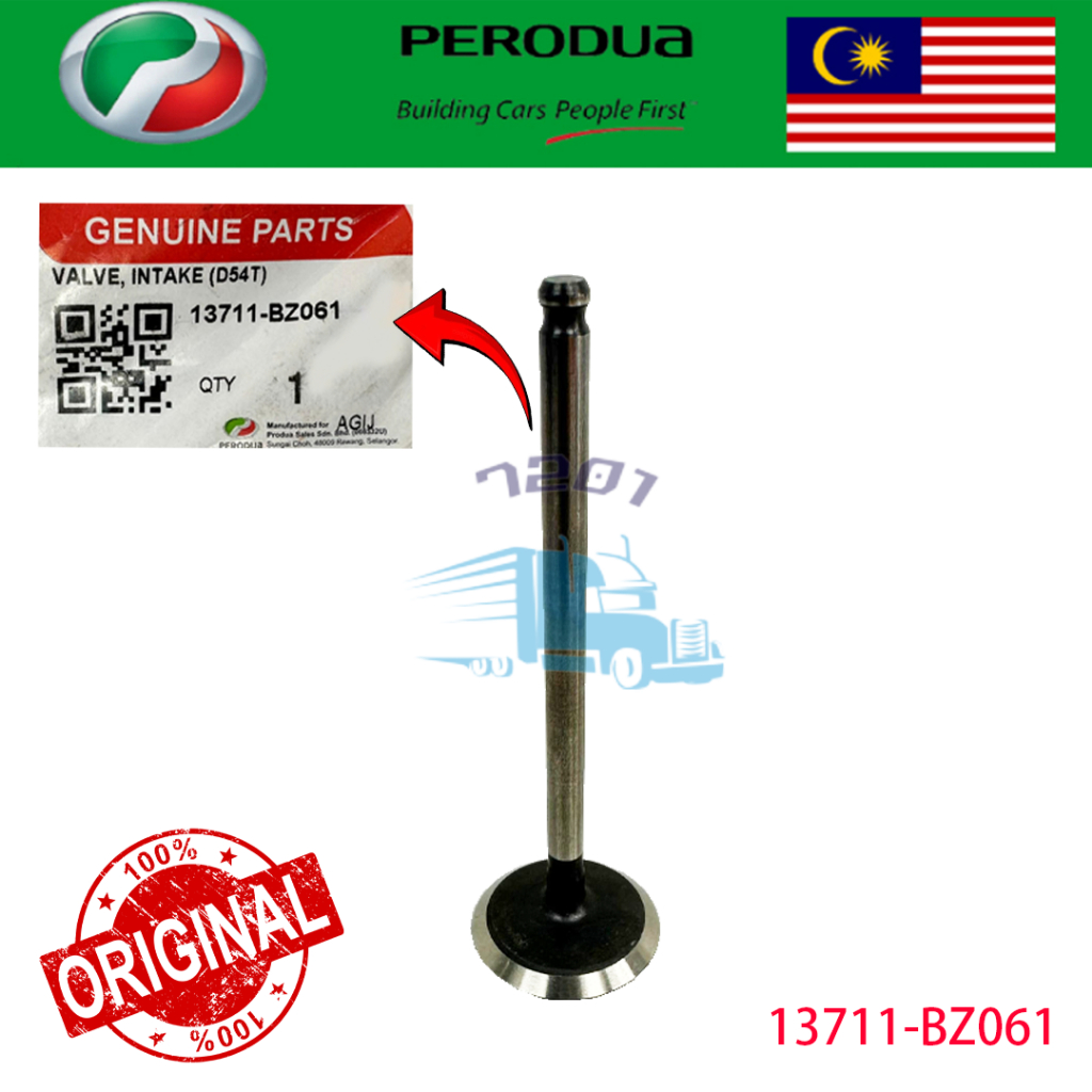 100%ORIGINAL PERODUA MYVI LAGI BEST VALVE INTAKE 13711-BZ061 | Shopee ...