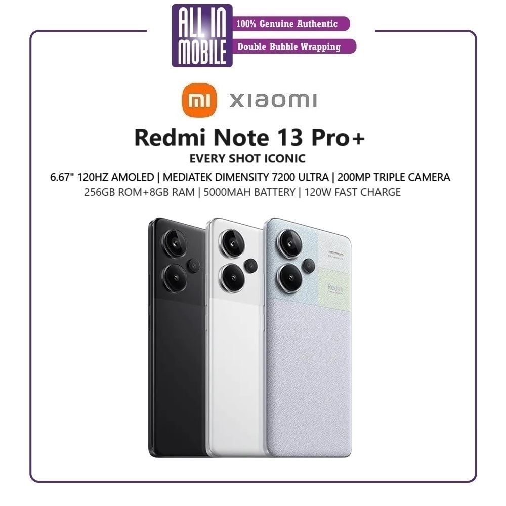 [Malaysia Set] Redmi Note 13 Pro+ | 13 Pro Plus (256GB ROM | 8GB RAM ...
