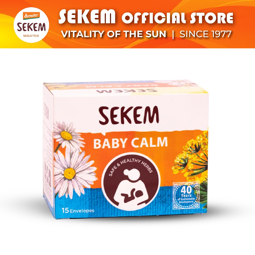 SEKEM ORGANIC BABY CALM DRINK (15 FILTER BAGS) | Shopee Malaysia