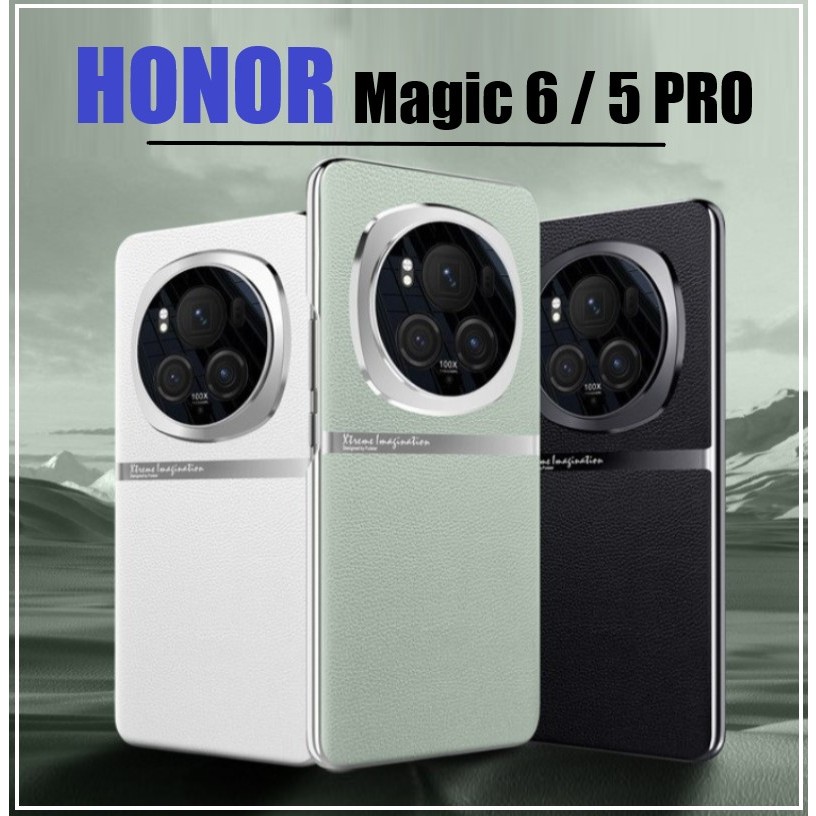HONOR Magic 6 Pro / 5 Pro Premium Fashion Design PU Leather Casing ...