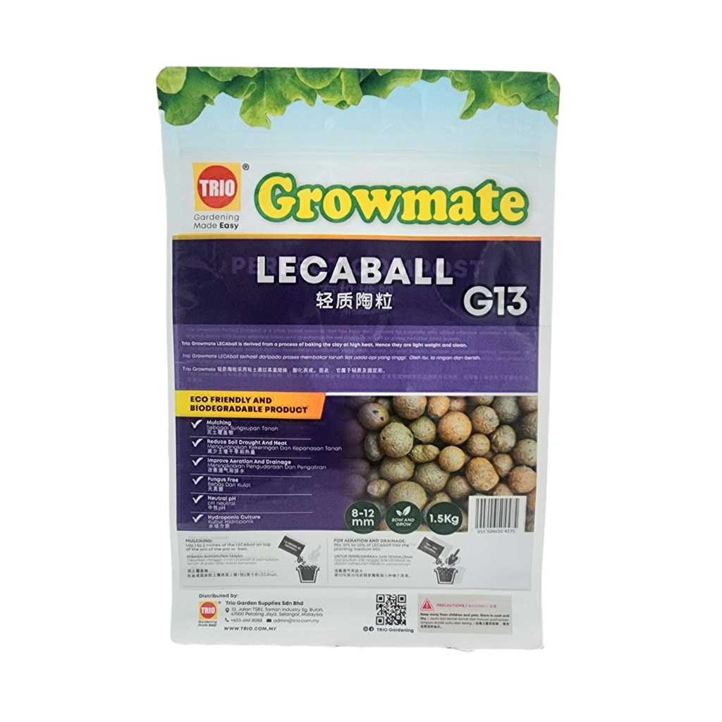 Trio Growmate LECAball G13 轻质陶粒 (8-12mm) | Shopee Malaysia