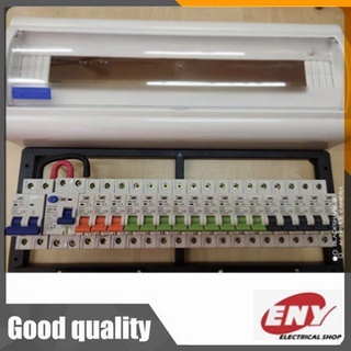 EPS 21 WAY Distribution Box DB Full Set Single Phase 63a RCCB 0.1ma C/W ...