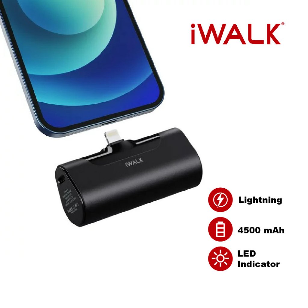 iWalk LinkPod 4 Mini Portable Powerbank Lightning Fast Charging LED ...