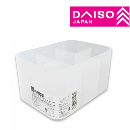 DAISO Stacking Storage Box Small With Dividers | Shopee Malaysia