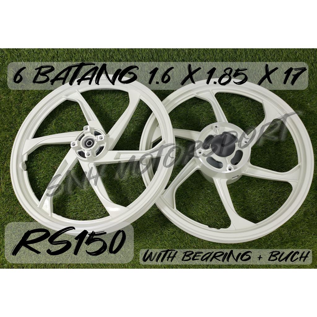HONDA RS150 Sport Rim ZR66 6 Batang With Bearing & Buch 1.6x17 / 1 ...